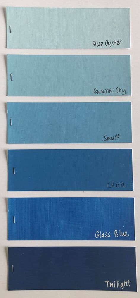 Fresco Finish - Glass Blue