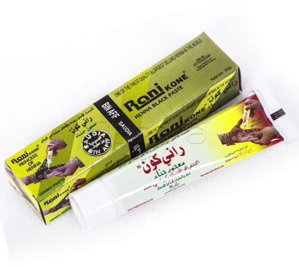 Rani Kone Cone Black Quality Henna Paste "From Saudi