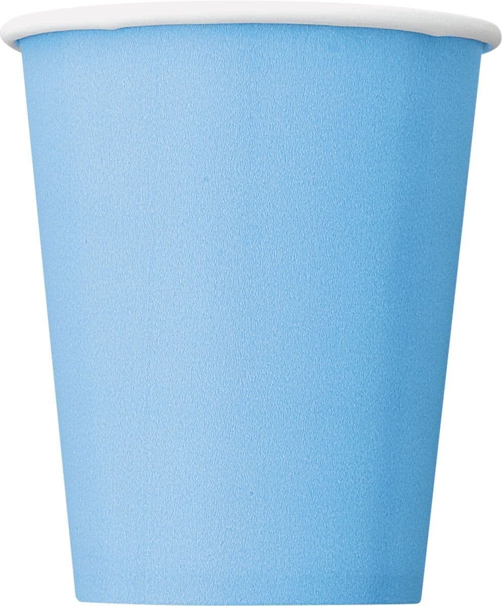 Blue paper cups store
