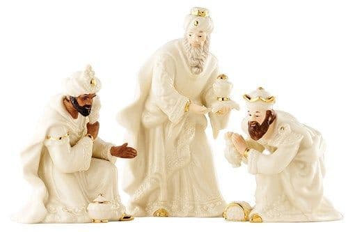 Belleek Nativity Three Kings/Wise Men Set
