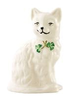 Belleek Quizzical Cat
