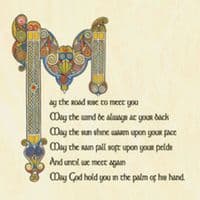Irish Blessing Greetings Card