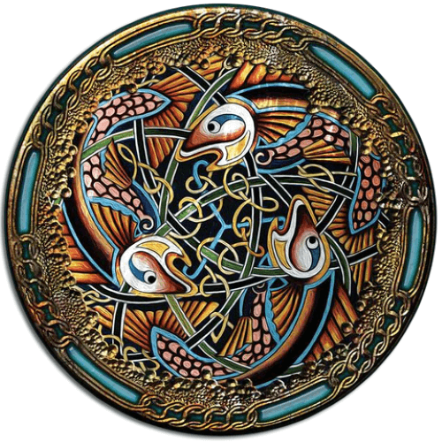 Irish Celtic Coaster - Salmon of Knowledge