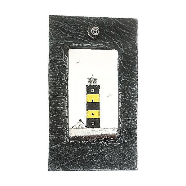 Irish Lighthouse Slate Mirror - St John s Point Co Down