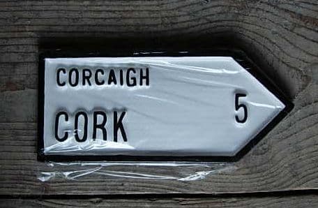 Irish Road Sign - Cork
