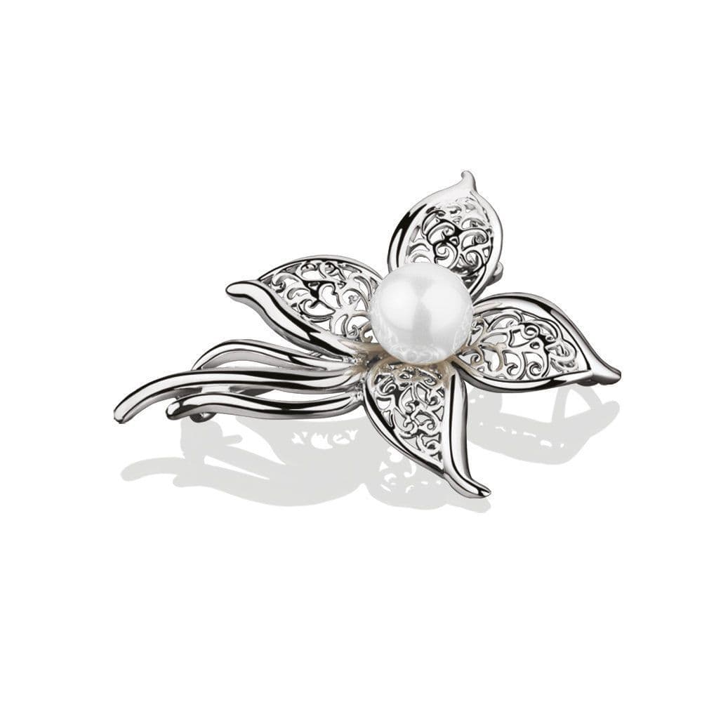 Newbridge Silverware Grace Kelly Collection Pearl Brooch