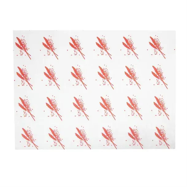 Burger Wrapping Paper Sheets Red 245 x 300mm Pack of 1000