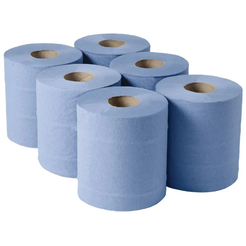 Centrefeed Paper Towel 2ply Blue 6 s