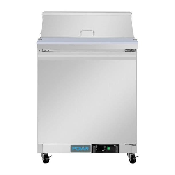 Polar U-Series Single Door Mega Top Prep Counter Fridge 154Ltr