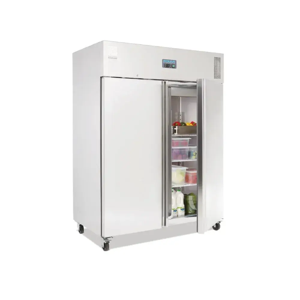 Polar U-Series Upright Double Door Fridge 1300Ltr