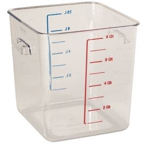 Rubbermaid Space Saver Container 7 5 Litre