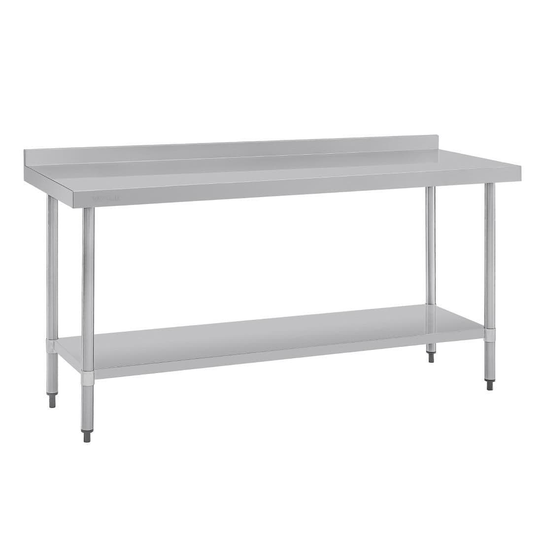 Stainless Steel Prep Table with Upstand 1800mm