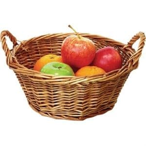 Willow Small Round Table Basket