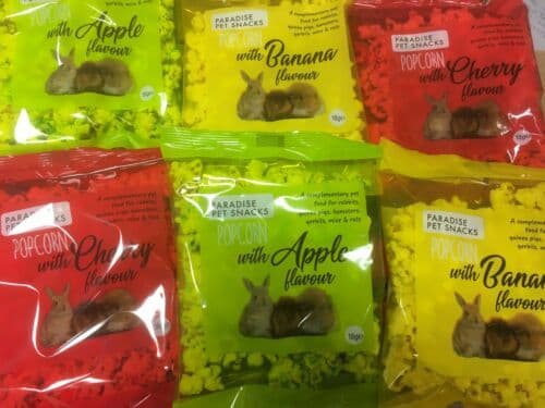 Paradise Small Animal Popcorn Treats 18g x 72 packs 3 boxes