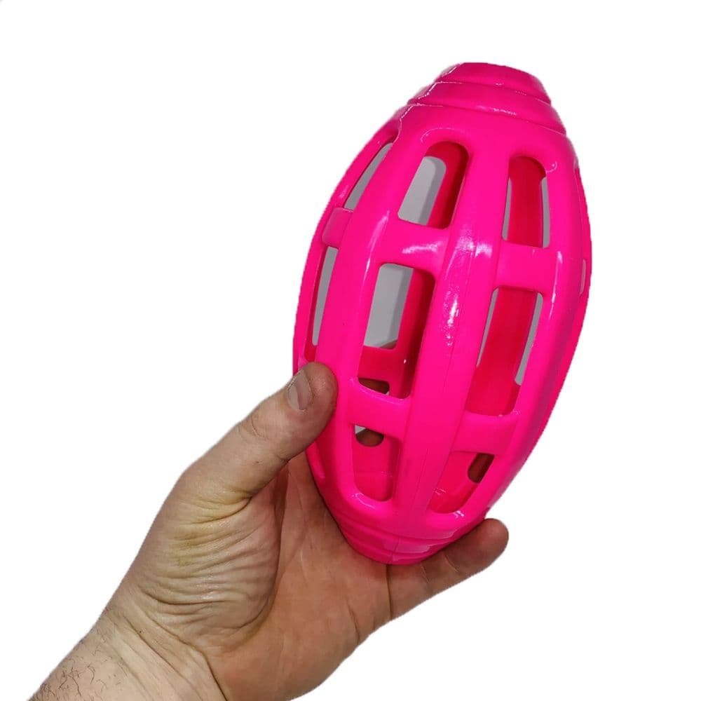 Good Boy Large TPR Rugby Ball Fluorescent - 21cm