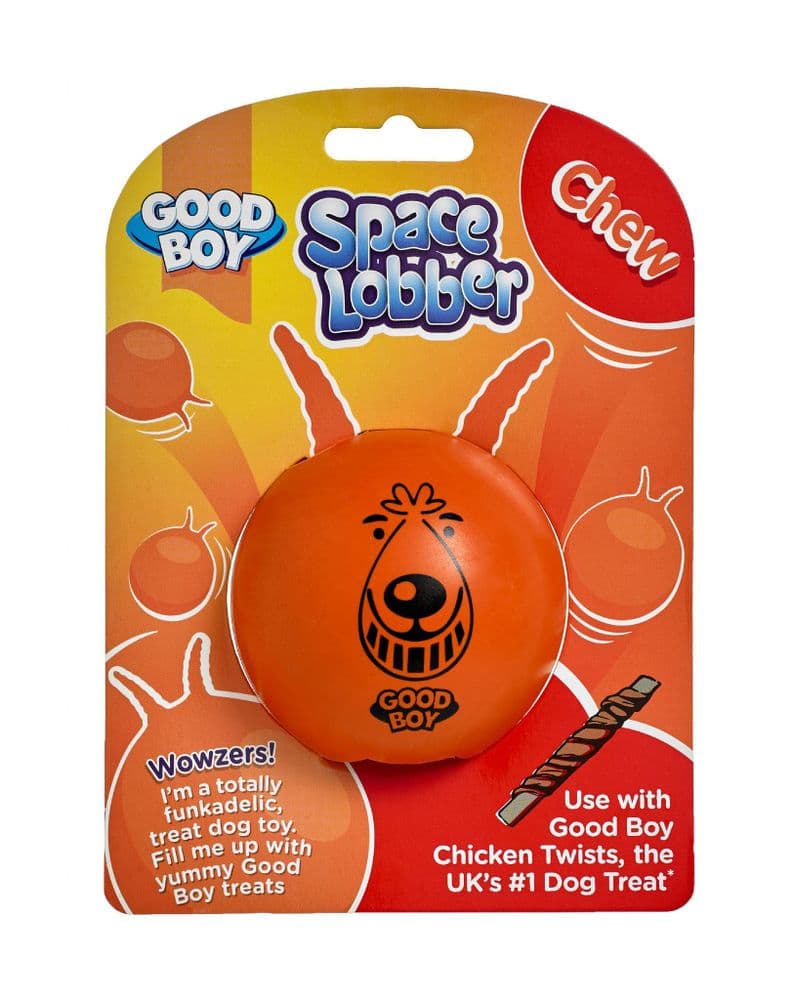 Good Boy Space Lobber Treat Ball - Durable Rubber