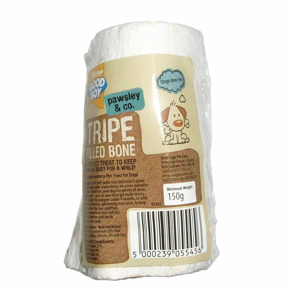 Good Boy Tripe Calcium Filled Bone Dog Bones 150g