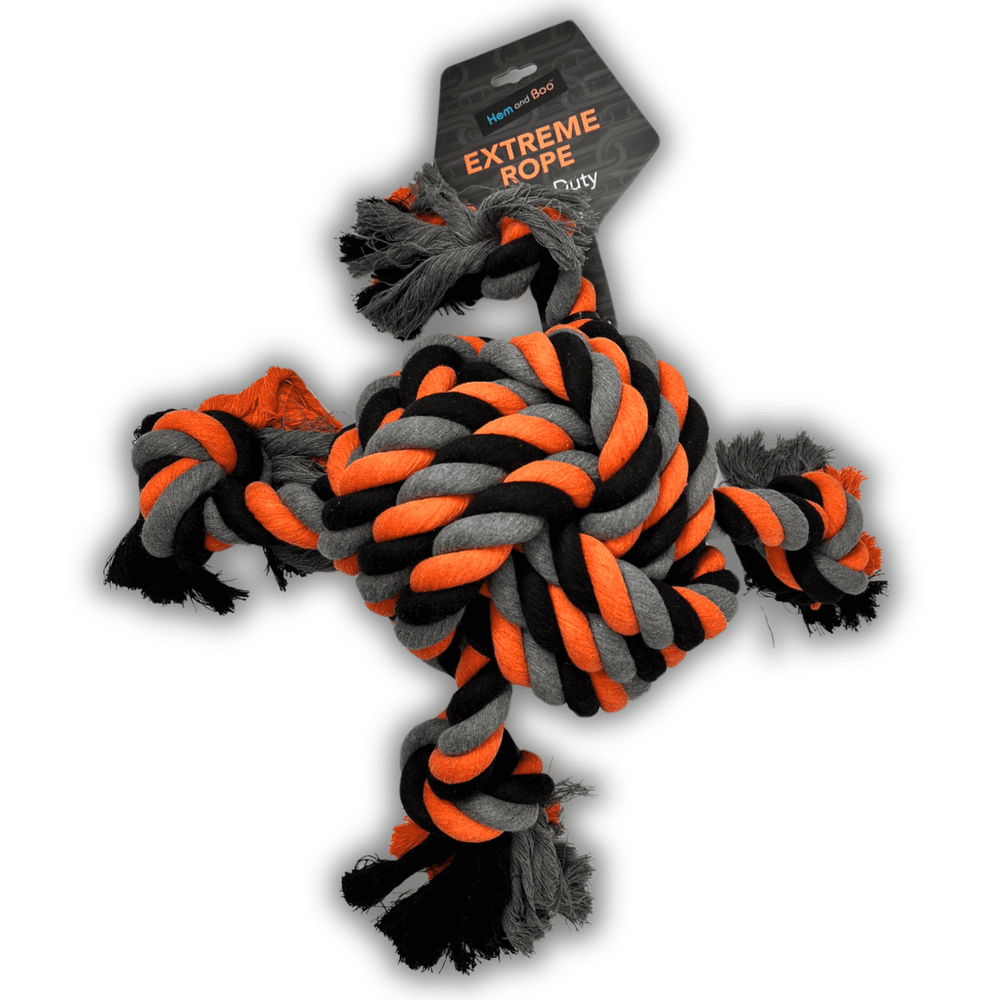 Hem and Boo Extreme Rope Knot Ball Tassle XL DOG Giant Toy