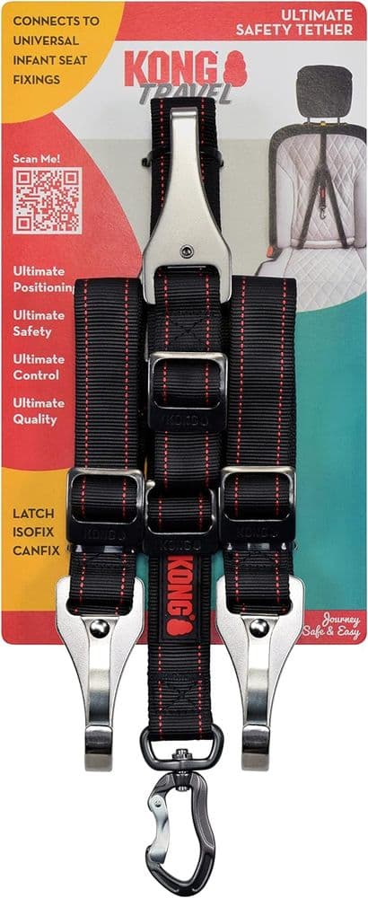 KONG Ultimate Safety Tether Car Secure Belt Iso Fix