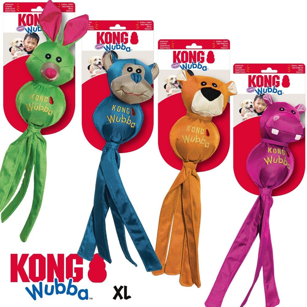 KONG XL Wubba Ballistic Animal Icon Dog Toy
