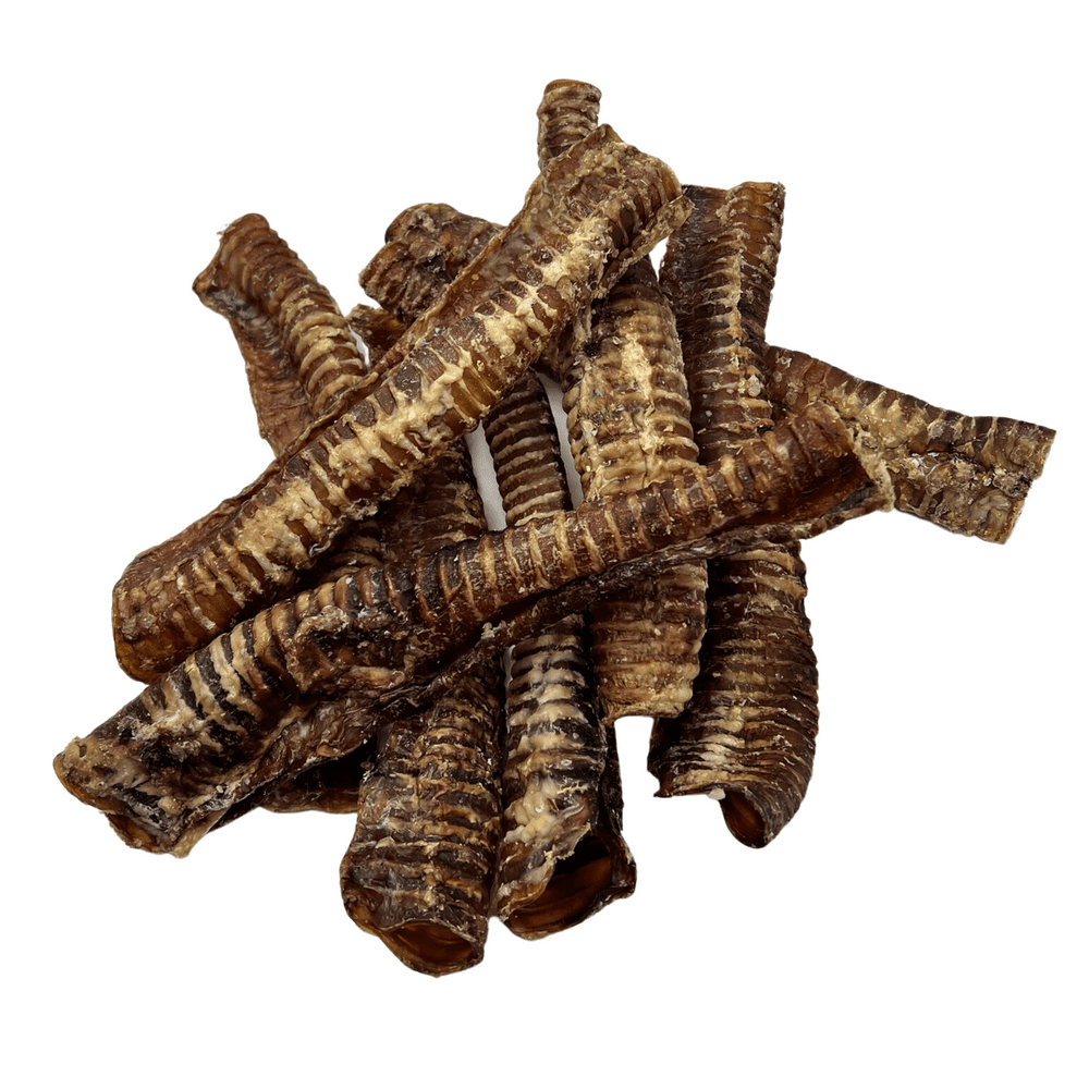 NATURAL TREATS 100 Natural Dog Treat and Chew Beef Moo Tubes Trachea ...