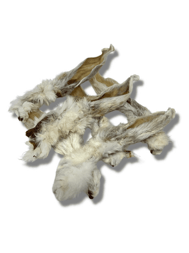 NATURAL TREATS Rabbit Ears Furry Natural Dog Chew