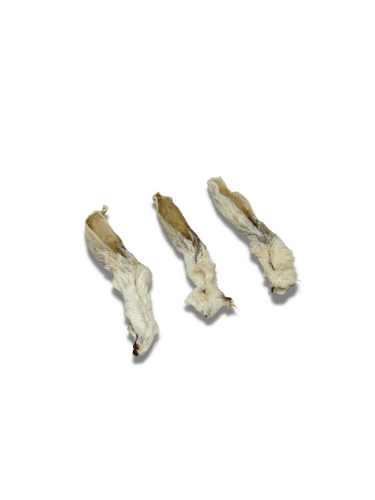 NATURAL TREATS Rabbit Ears Furry Natural Dog Chew
