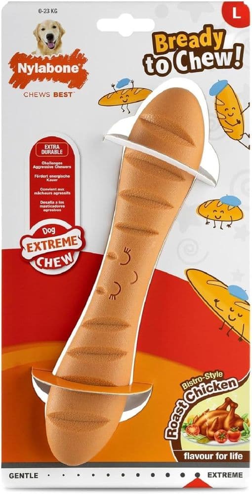 Nylabone Large Baguette Chicken Flavour NEW IN