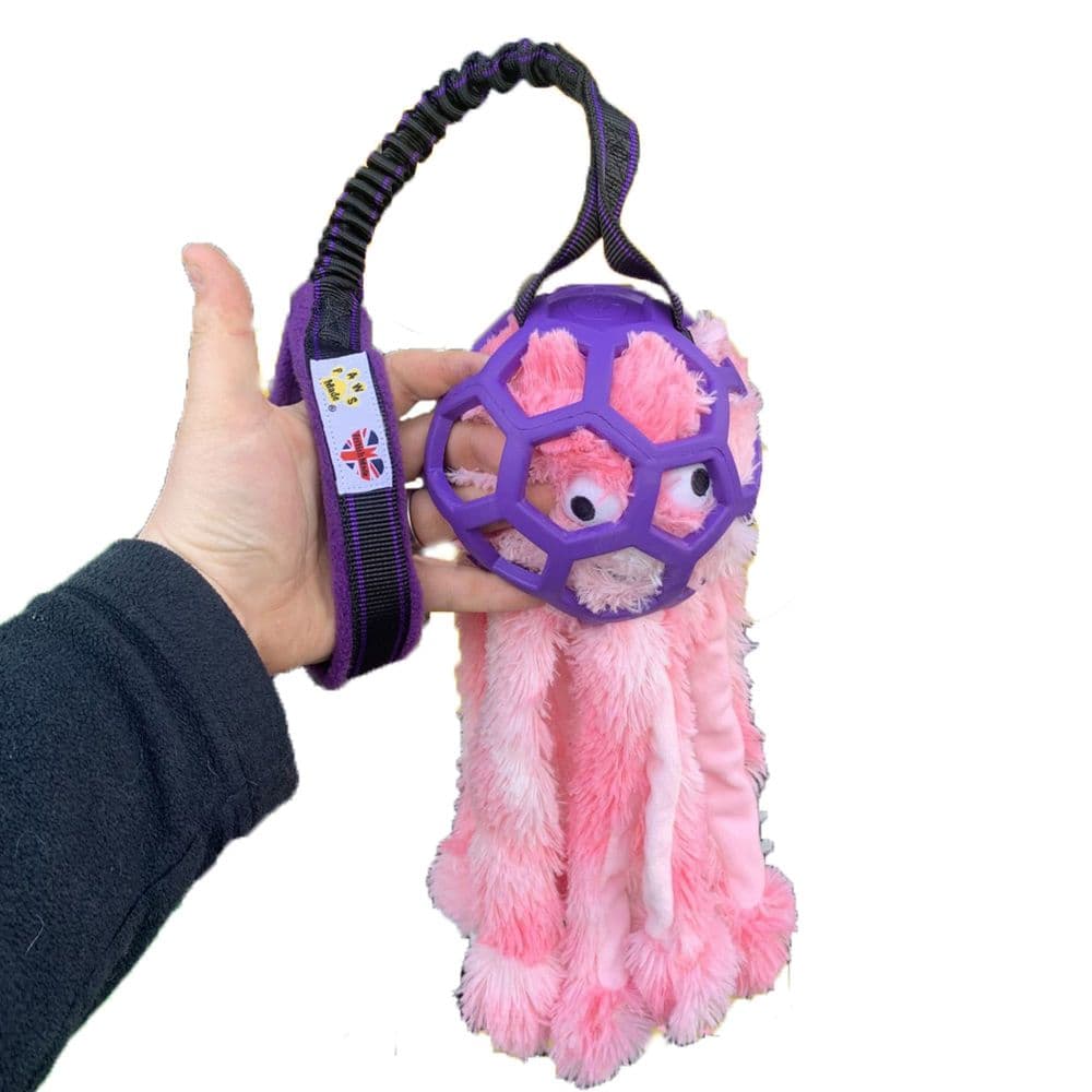 Paws Made Sebastian s Spawn Dog Toy Large Holee Ball Bungee and Octopus
