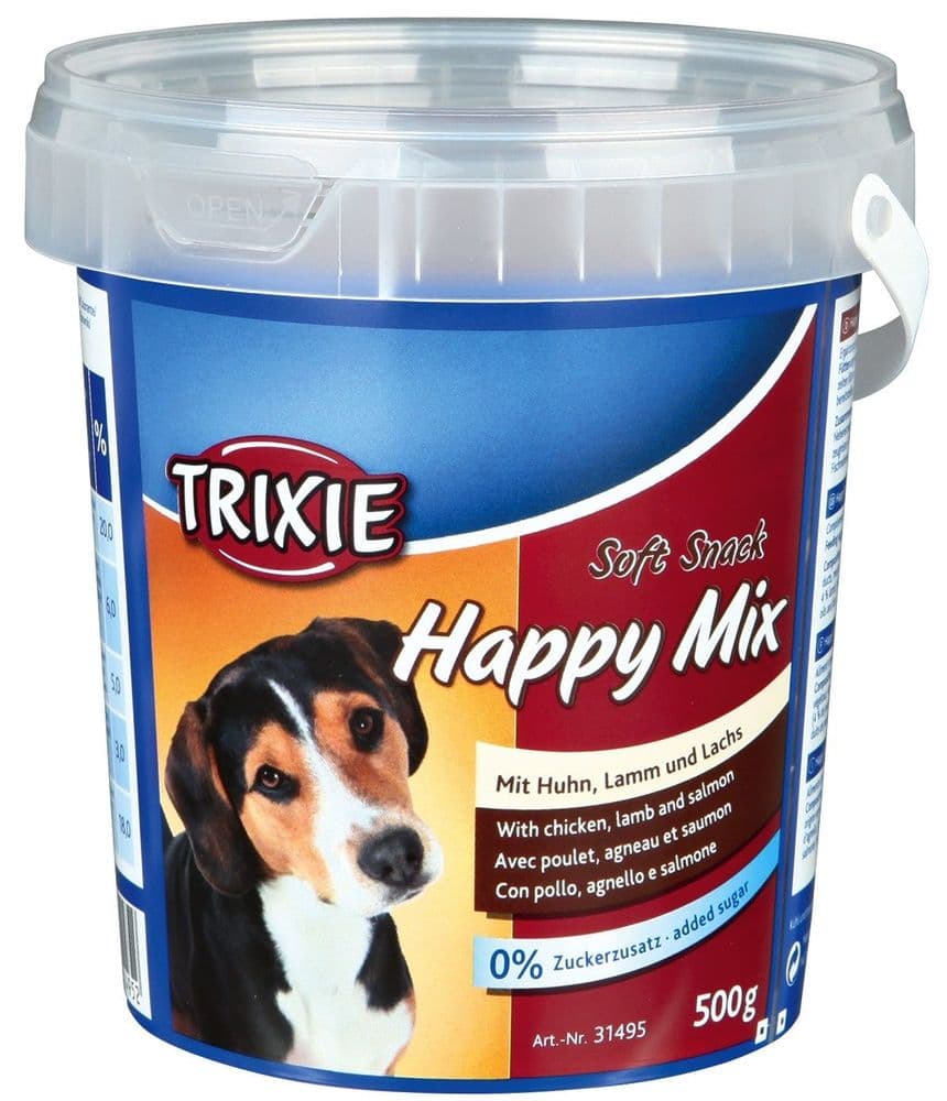 Trixie Soft Snack Happy Mix Training Treats Chicken Puppy and Adult Dog ...