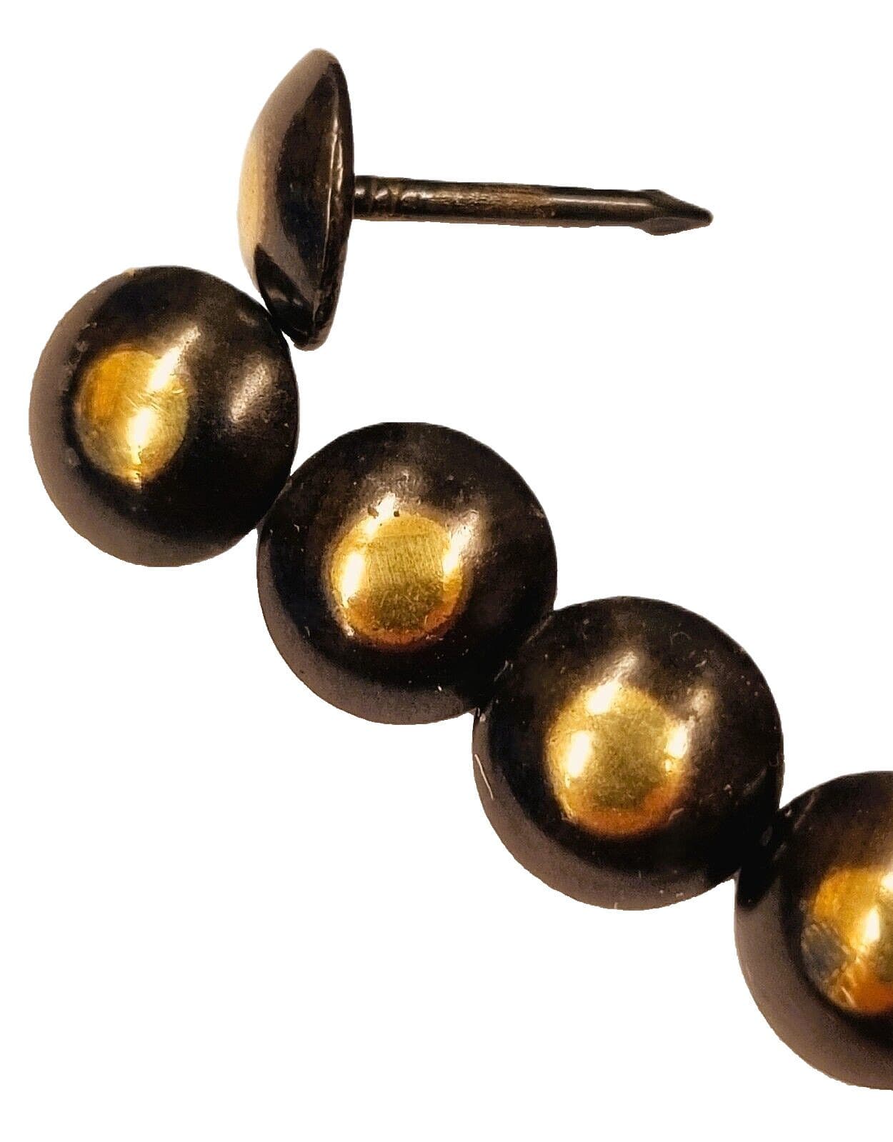 25 Upholstery Nails 9 5mm Diameter Traditional Old Pub Worn Antique ...