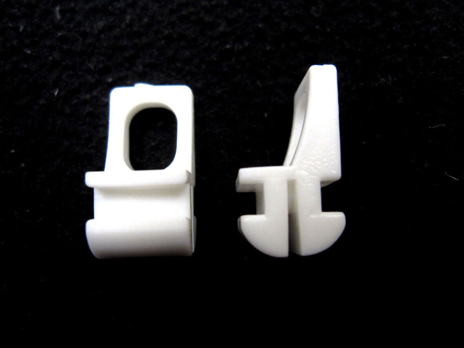 30 Curtain Track Gliders Offset Alu Rail Drape Runners Glides Hooks