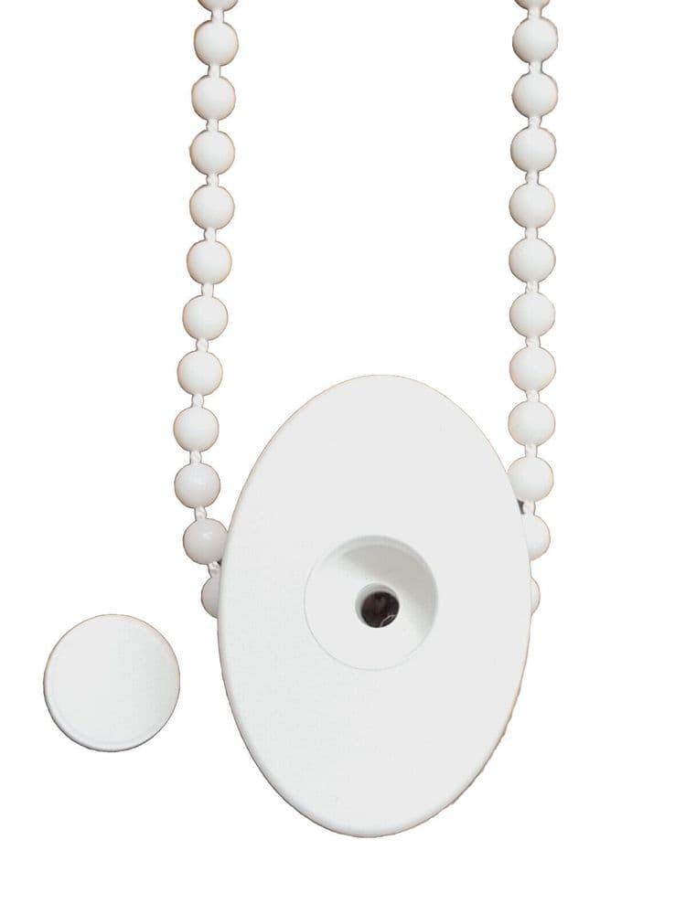Louvolite Oval Roller Blind White Chain Guide Child Safety Guide Cord ...