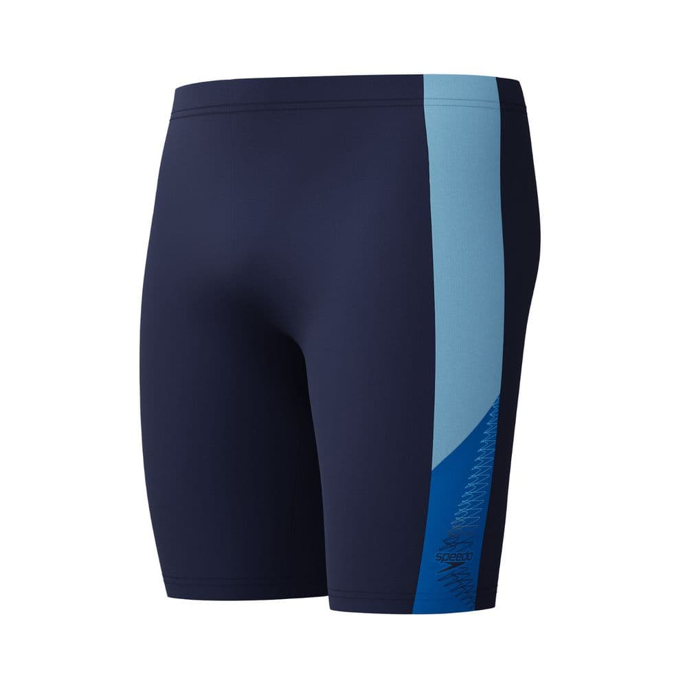 SPEEDO MENS DIVE JAMMERS NEW QUICK DRY BLUE TWO TONE SWIM TRUNKS ...
