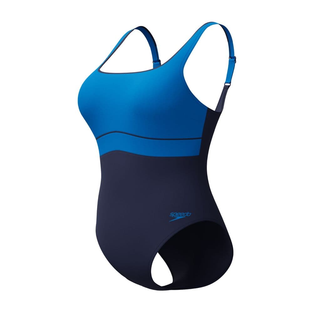 SPEEDO WOMENS SWIMSUIT NEW CONTOUR ECLIPSE SHAPING BUST SUPPORT SWIM ...