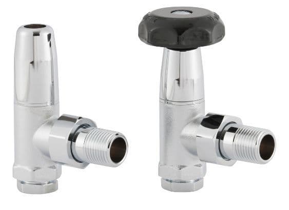 Manual Traditional Radiator Valves Chrome