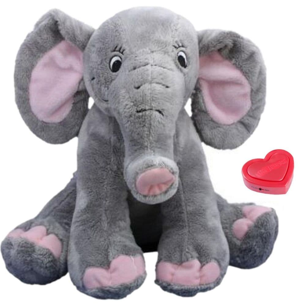 Ellie Elephant Voice Recording Bear - Elephant Soft Plush Toy ...