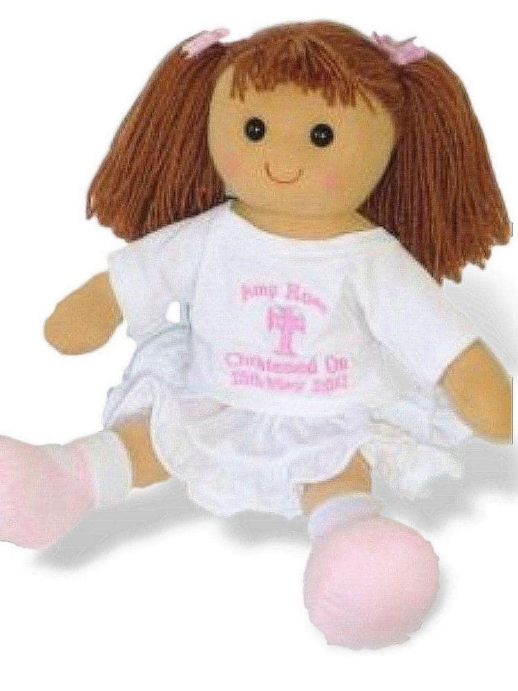 Personalised Christening Doll | Personalised Baptism Doll ...