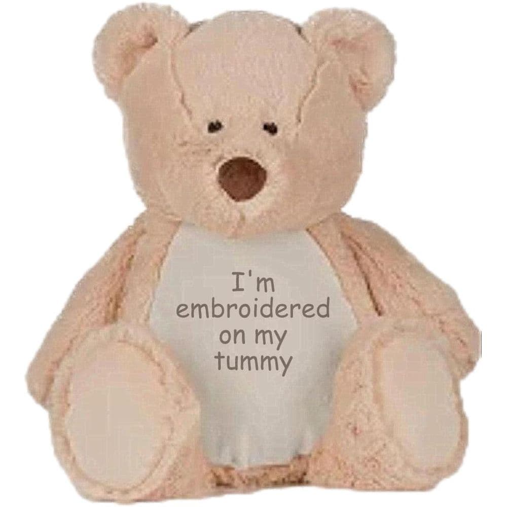 Personalised Mumbles Bear - Custom Zippie Plush Toy | Personalisedbears
