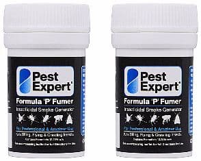 Pest Expert Formula P Carpet Beetle Killer Smoke Bombs twinpack