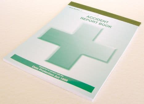 56095 Accident report book A4 Safety Sign