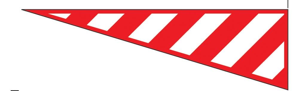 56371 Protruding load marker 1520x300mm 1520x300mm Safety Sign