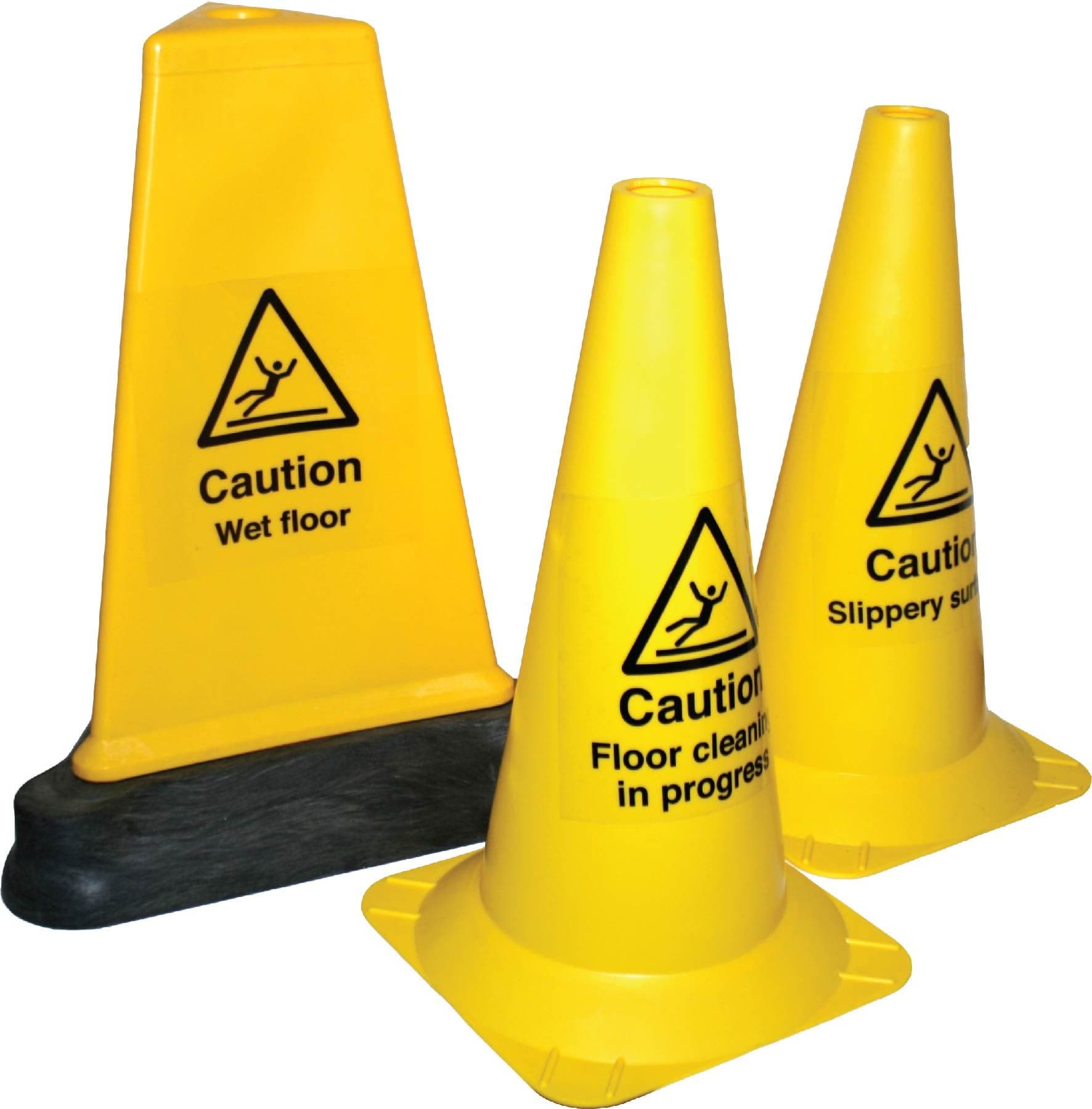 57995 Your message hazard cone round 500mm 500mm Safety Sign