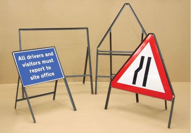 58757 Road sign frame 600mm triangle - 450mm legs 600mm Safety Sign