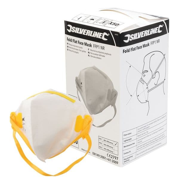 Silverline Fold-Flat Face Masks