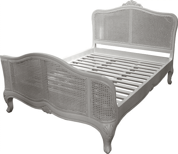 French Rattan Bed