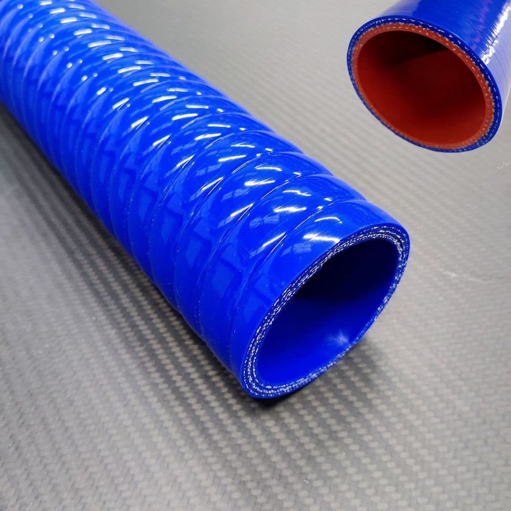 63mm High Temp Wire Reinforced Silicone Hose 1 Metre Length