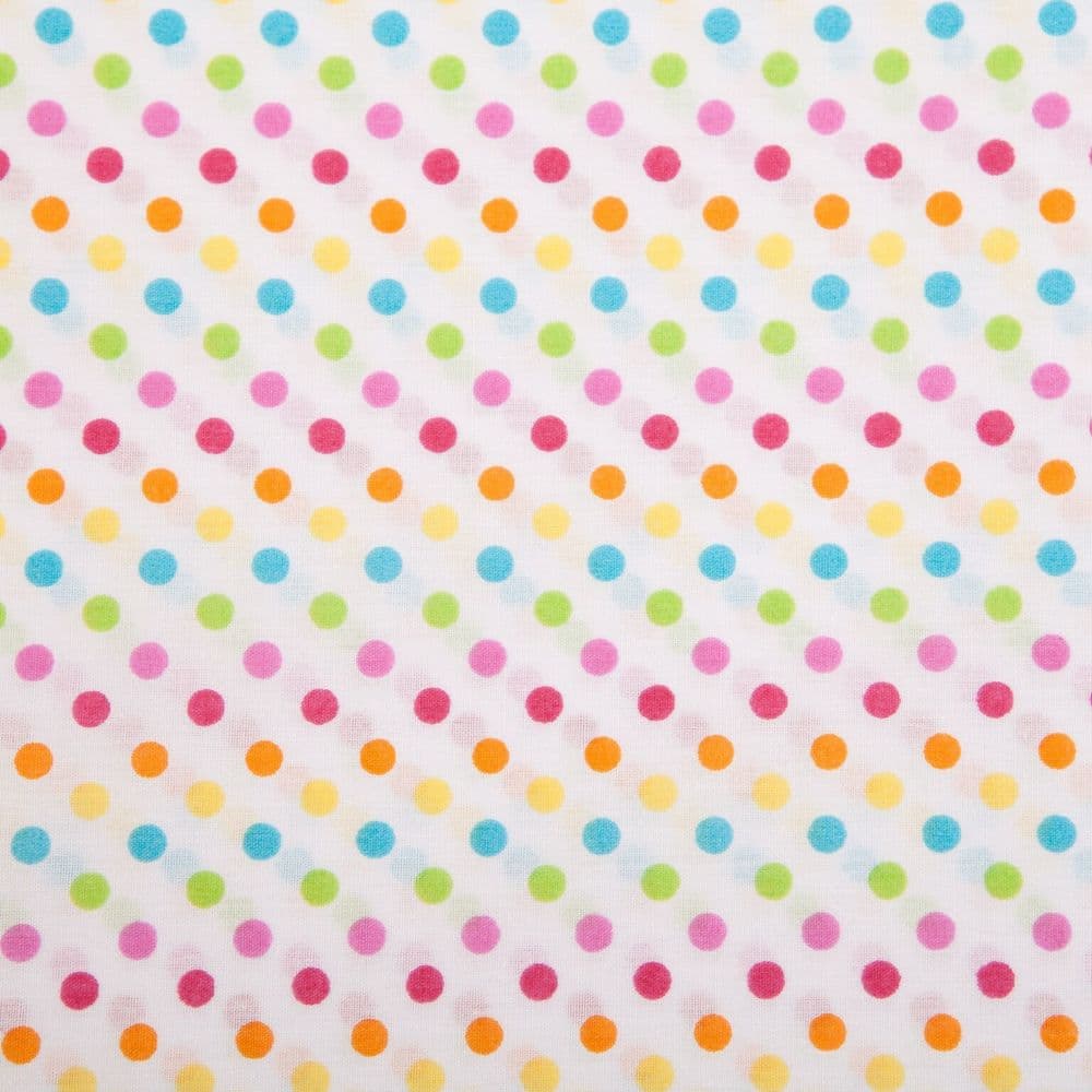 Poly/Cotton pastel spots