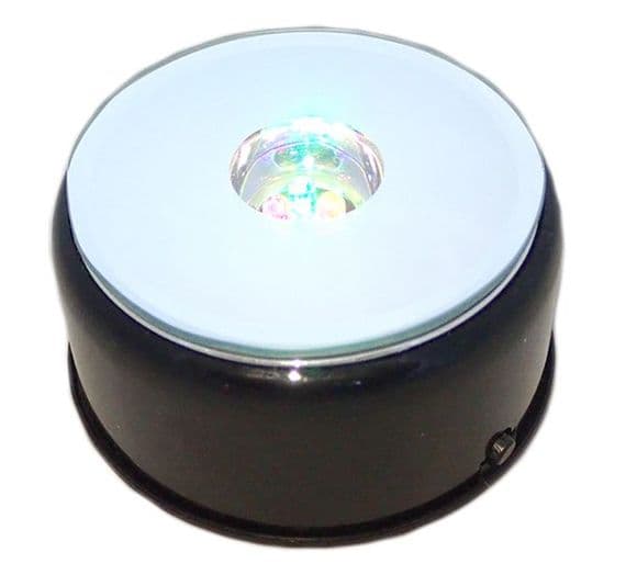 Multi-Colour LED Light Base in Black 8cm