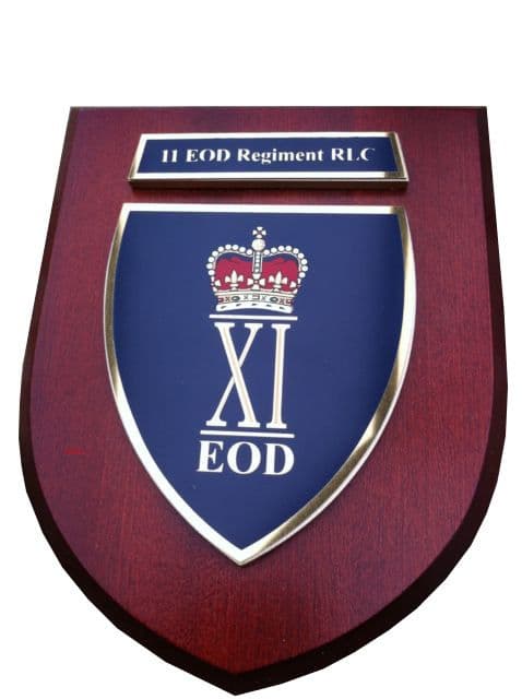 11 EOD Regiment RLC Military Wall Plaque Mess Shield